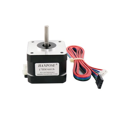 42步进电机 高34MM扭矩28Ncm 两相四线步进马达17HS3401S厂家热卖