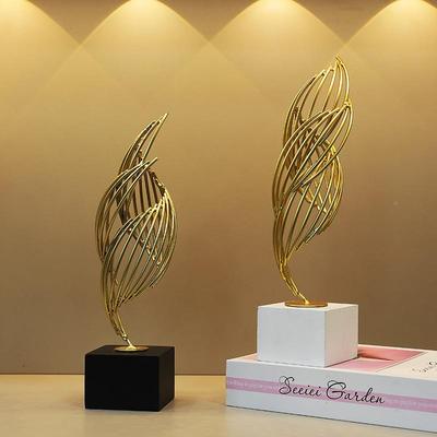 7140B风生水起招办财摆件现代轻奢公桌品面装饰玄关电视柜工室艺