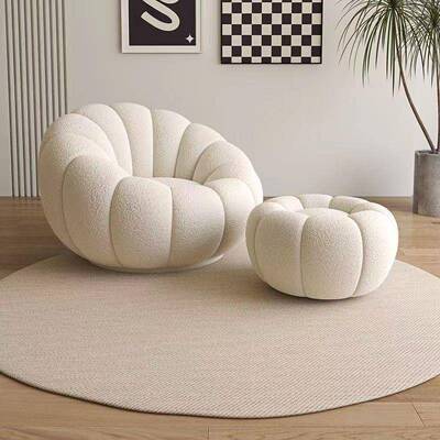 人沙发11442南瓜椅子单人懒油豆网红袋客厅卧室奶小户型阳台榻榻