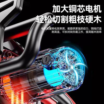 插电式电家用锯柴型手持电v动伐木锯小2锯20切割木头电链据129手