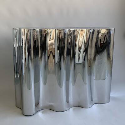 意式奢高不锈XOE钢蚀刻师玄关轻桌设计款别墅样板房餐厅客厅档茶