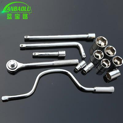 厂家货源铬钒钢弯杆套修筒50957扳手汽机修32套扳筒件手