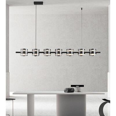 铜意式极80026简玻全璃师餐厅吊灯现代简约餐吧台设桌计灯具