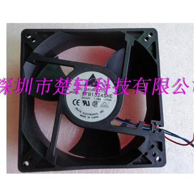 EFB1324SHE 24V1.38A EFB1312VHE 12V2.10A 127*127*38MM轴流风扇