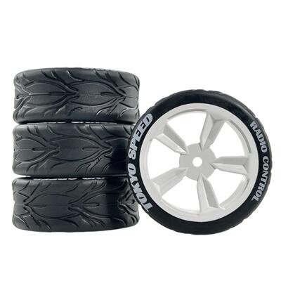 通用1/10 MJX10303 电房漂移平跑尼龙毂PTG TT01 hsp94123拉力胎