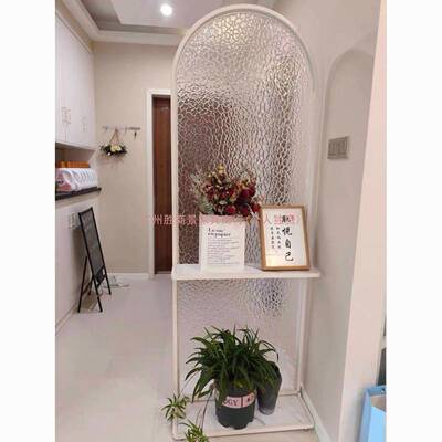 奶油风可移动打屏风免屏孔断ACY风隔客厅屏风