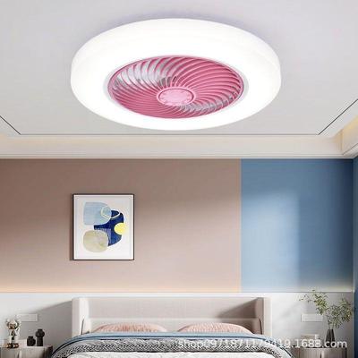 吸顶卧风扇现简约餐厅客代厅室家用超静灯音灯扇一269体超薄智能