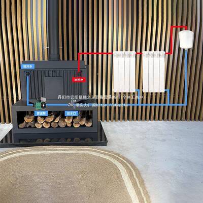 tb-60469真壁火燃木炉欧新款嵌入式全铸铁取暖家用式器别墅装饰壁