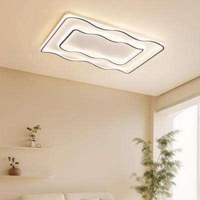 客厅主灯吸顶灯现代简约大气卧长山方形奶油室202新款极tb-75893