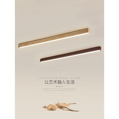 式长原木吸顶灯条玄关过道走廊阳台灯客厅卧日室衣FFV帽间le线d繁