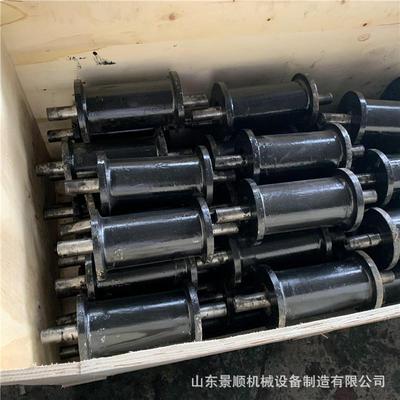 矿用铸钢地滚矿空绳心实心钢丝地轮煤井提升输送焊下接VPD地滚轮