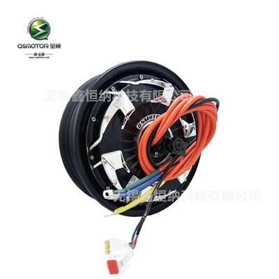 12寸2000WP35H四代全顺电机V4瓦片版48-96V电摩电动车马达
