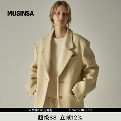 时尚流行羊绒西装外套