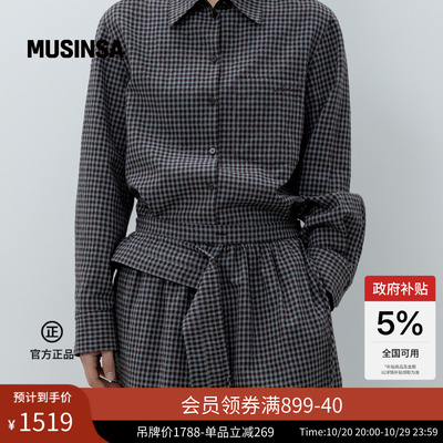 女士休闲时尚潮流百搭衬衫