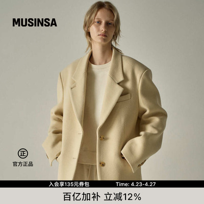 时尚流行羊绒西装外套