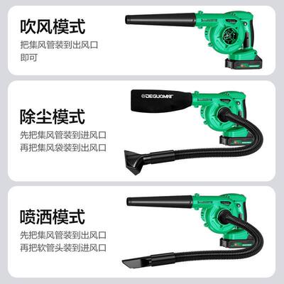 美耐特充式吹风机锂电风EKK率机大鼓功工业小型车载吸尘吹灰垒电