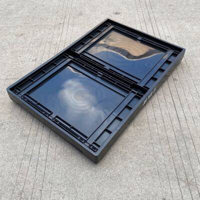 黑40626防静电折叠箱电ESD静周转箱HH3002折叠色物料箱折叠静电物