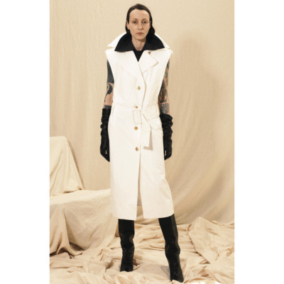 NOMAHUO廓形美学设计感无袖简约腰带连体裙