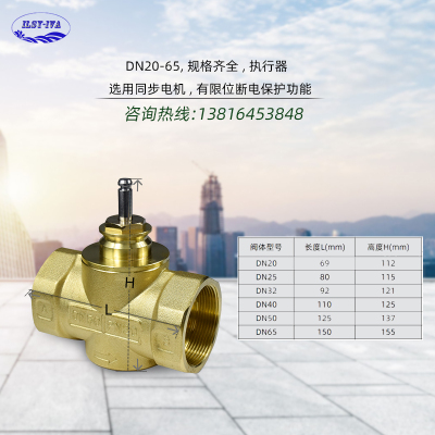 VA3100系列比例积分电动二通调节阀智能调节型 DN20-DN65厂家直销