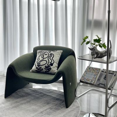 意式极简设计师沙发椅螃蟹椅M字网红洽谈接待别墅单人沙发休闲 椅