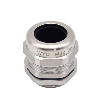M32不锈钢防水接头IP68出厂价EXd/EXe防爆304SS电缆密封格兰钥匙
