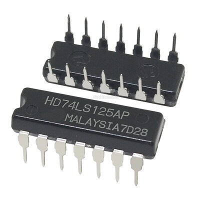 HD74LS125AP SN74LS125N 全新进口DIP-14 原装正品 74LS125