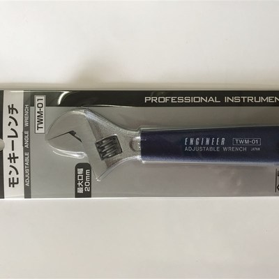 日本ENGINEER工程师牌塑柄活动扳手TWM-01/02/04/05轻便易握防滑