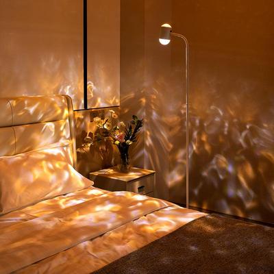 水波纹氛围灯日落灯网红客厅卧室情调落地灯直播间夜灯夕阳落日奥