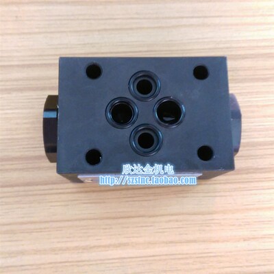 DAY-02W-c50叠加式液控单向阀4孔油压保压阀 华液液压HOYEA液压锁