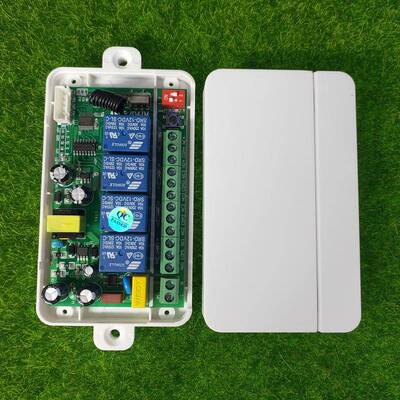 滑盖金属四键遥控11085-250V4V22电0V帘4路灯具源箱窗机正反转控