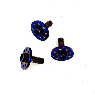 适用DIO50ZX50 JOG50/90 EVO面板螺丝 大头螺丝不锈钢彩钛 6-16MM