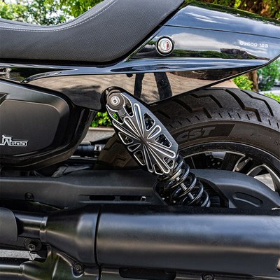 适用哈雷戴维森lron883硬汉 883L SuperLow改装 后减震保护罩