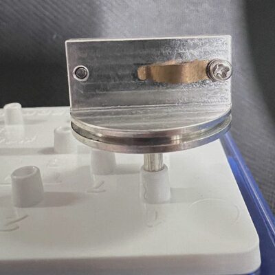 扫描电镜带夹具样品台SEM电镜钉形黄铜FEI电镜FIB夹子台子25mm