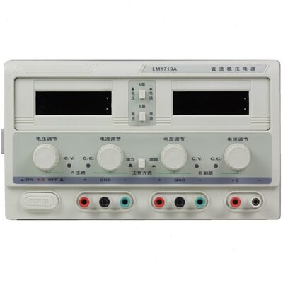 LM1719A线性稳压电源双路30V6A串联60V3A功率200W铁心变压器静音