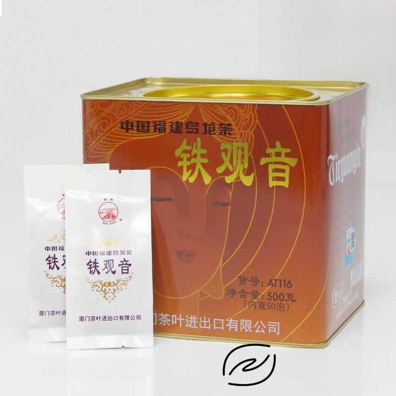中粮中茶海堤茶叶AT116传统浓香铁观音经典听装精品口粮茶500g1罐