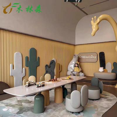 样品屋展示中心部儿童桌椅组合娱乐区幼儿园早参考书导培训游乐园