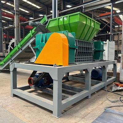 大木材机工碎业多功能双轴破碎撕机塑料皮革木材MFV粉型碎设备撕