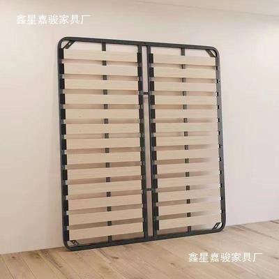 木排骨架床垫支撑架单卖厚加宽级版防71潮折升叠钢木龙骨实架床加
