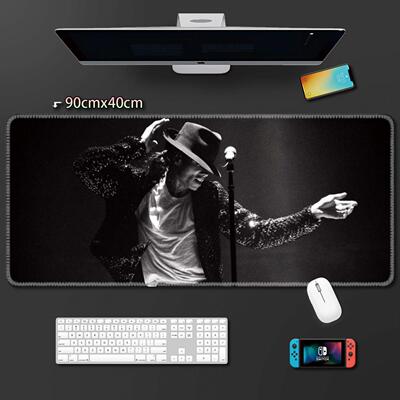 迈克尔·杰克逊鼠标垫超大号MichaelJackson明星周边锁边加厚桌垫