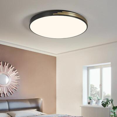 LED黑色全24061铜超薄吸灯约美顶式过道阳台厨卫关玄阳台简中山灯