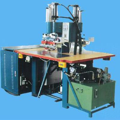 石墨烯地暖膜套袋机全自高周机塑压纹HS-5000T印花高波周波热胶压