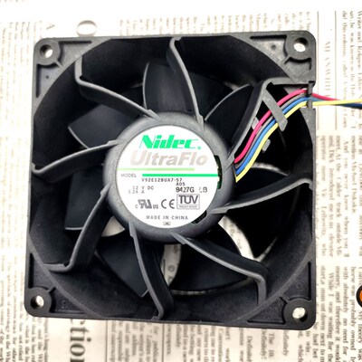 日本Nidec V92E12BUA7-57 9038 12V 3.24A 大风量 暴力 散热风扇