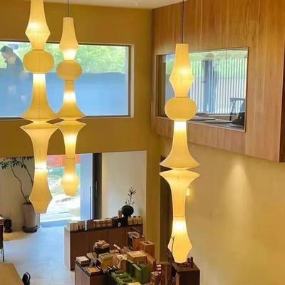 日灯式宣纸吊中勇式创意39160客厅灯民宿别墅挑空吊灯餐厅跨境野