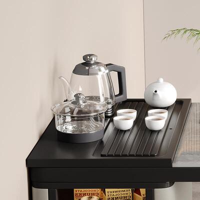 公轻奢岩板茶桌椅家用XIM小户型现合代一简约泡茶餐桌办组茶几体