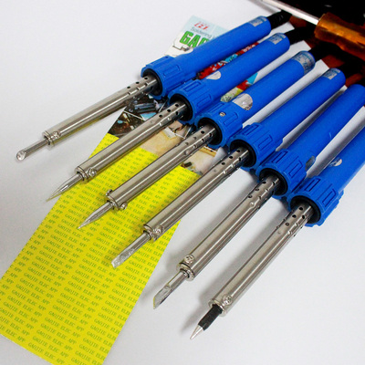黄花电烙铁60w40w30w恒温电烙铁家用烙铁电子维修焊接工具套装