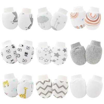 Newborn Antiscratch Gloves Infant Antiface Scratch Gloves Ba