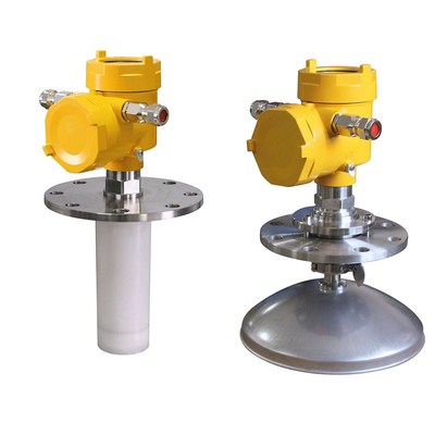 雷达液位计智能高频导波杆式喇叭口防腐罐体雷达物位料位水位计