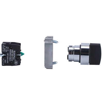 伊莱科选择开关标准手柄2档位带模块XB2-BD41C