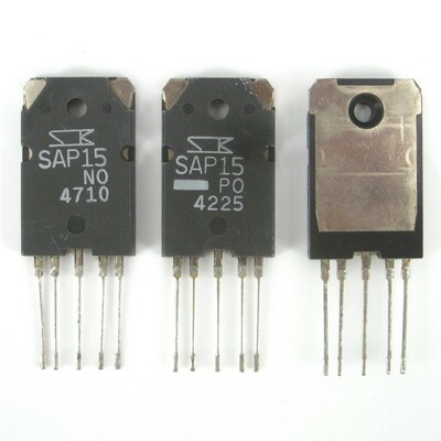 SAP15N SAP15P日本三肯原装大管功放对管sanken大功率音响对管