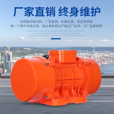 工业振动电机380v三相异步MV60/100/200/300/500/3震动下料振动器